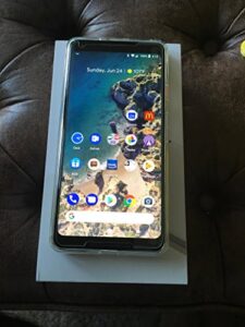 pixel 2 xl unlocked gsm/cdma (black/white, 64gb)