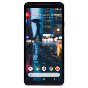 google pixel 2 xl unlocked (gsm only, no cdma) - us warranty (black & white, 64gb)