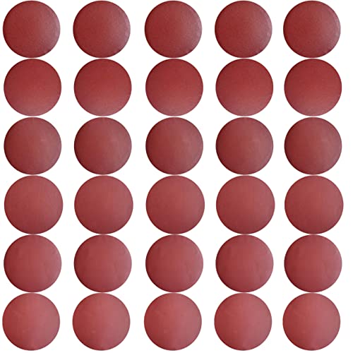 30 PCS 8-Inch NO-Hole PSA Aluminum Oxide Sanding Disc, Self Stick(5 Each of 80 100 120 180 240 400)