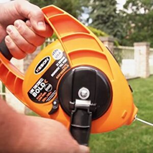 Keson P100BKT Chalk Line Reel, 1.5mm String, 2-4-Ounce Capacity, 100-Foot (30-Pack)