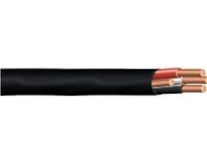 6/3 NM-B, Non-Metallic, Sheathed Cable, Residential Indoor Wire, Equivalent to Romex (50ft Cut)