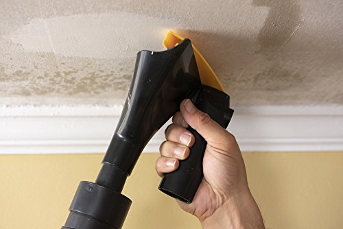 POP EEZE Popeeze Popcorn Ceiling Scraper Tool - Shop Vacuum Attachment for Removal and Repair of Acoustic Ceiling Texture Without Bag or Mess