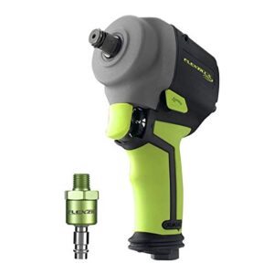 flexzilla pro mini impact wrench, 1/2" drive, with high flow ball swivel plug - at1475fz