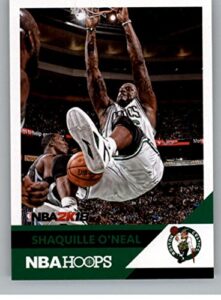 2017-18 panini hoops shaquille o'neal nba 2k #19 shaquille o'neal nm-mt celtics