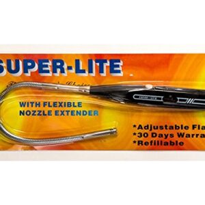 COOKE Super-Lite Extra Long Flexible Refillable Butane Lighter, Great for Fire Pits, Firetables, Fireplaces, Kitchens, and Heaters