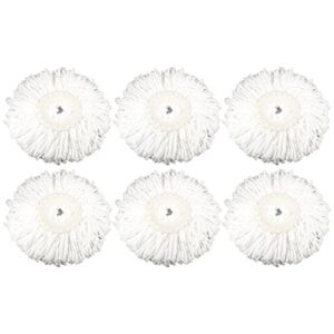 6 pack felji microfiber replacement mop pads fit hurricane pro 360 rotating spin magic