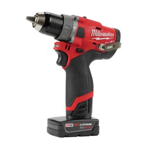 Milwaukee Electric Tools 2504-22 M12 Fuel 1/2" Hammer Drill Kit