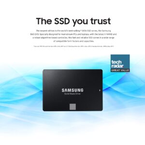 Samsung 860 EVO 500GB 2.5 Inch SATA III Internal SSD (MZ-76E500B/AM)