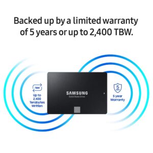 Samsung 860 EVO 500GB 2.5 Inch SATA III Internal SSD (MZ-76E500B/AM)