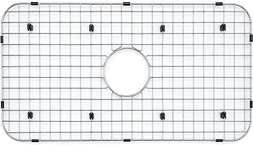 Kitchen Sink Protector - 27 1/4” x 14 1/4” Sink Size - Sink Protectors for Kitchen Sink with Center Drain - Stainless Steel Sink Grid - Protect Your Sink from Scratches