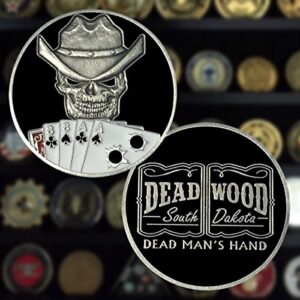 MotorDog69 Dead Man's Hand Challenge Coin