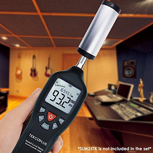 Sound Level Calibrator,Decibel Meter Calibration with Noise Measurement Reader,Output Sound Level 94dB & 114dB output levels for 1 inch and 1/2 inch Microphones