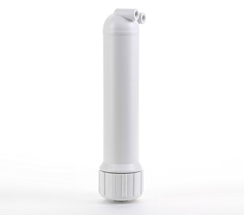 Hydronix MH03-1812WH-QC Quick Connect RO Membrane Housing for 30, 50, 75, 100 & 125 GPD membranes - White, 1/4" QC Ports