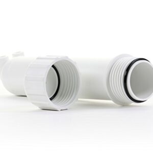 Hydronix MH03-1812WH-QC Quick Connect RO Membrane Housing for 30, 50, 75, 100 & 125 GPD membranes - White, 1/4" QC Ports