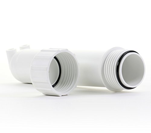 Hydronix MH03-1812WH-QC Quick Connect RO Membrane Housing for 30, 50, 75, 100 & 125 GPD membranes - White, 1/4" QC Ports