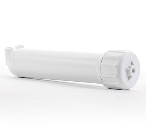 Hydronix MH03-1812WH-QC Quick Connect RO Membrane Housing for 30, 50, 75, 100 & 125 GPD membranes - White, 1/4" QC Ports