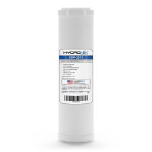 Hydronix SDP-2510 Dual Purpose Radial Flow Cartridge Sediment & Carbon, RFC-93 RFC93 comparable - 2.5" x 10"