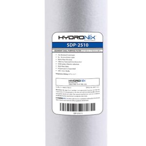 Hydronix SDP-2510 Dual Purpose Radial Flow Cartridge Sediment & Carbon, RFC-93 RFC93 comparable - 2.5" x 10"