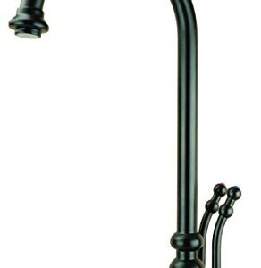 Westbrass D262HFP-12 Docalorah 10" 2-Handle Hot and Cold Water Dispenser Faucet with Instant Hot Water Tank System, Oil Rubbed Bronze