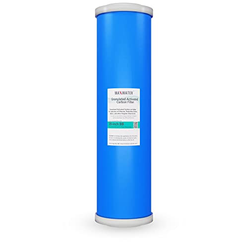 BB Water Filters - GAC 20BB Granular Activated Carbon Water filter size 20"x4.5" Fits most standard 20 inch size housings and most Whole House Big Blue systems.