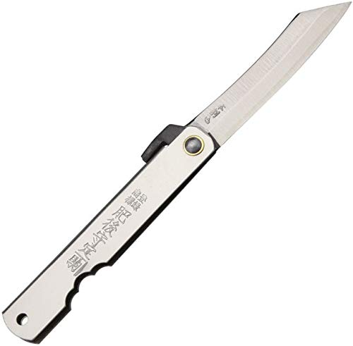 Higonokami Triple Layered SK Folder Folding Knife,2.625in,Stainless Handle, NO. 6 NO. 6 (Silver)