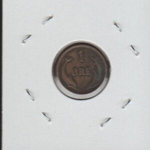 1880 SE Crowned Monogram Penny Choice Extremely Fine