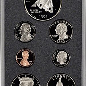 1995 S US Silver Prestige Proof Set 7 Coin set Civil War Battlefield Commemorative Coins Proof