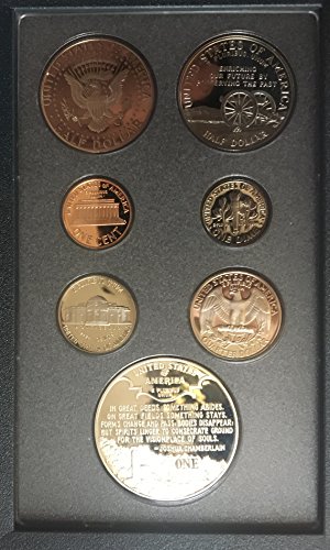 1995 S US Silver Prestige Proof Set 7 Coin set Civil War Battlefield Commemorative Coins Proof