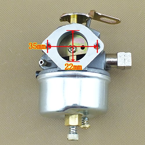 Yingshop Carburetor with Mount Gasket Fuel Filte Primer Bulb Fuel Line Compatible for Tecumseh 632113 632113A HS40 HSSK40 Carb