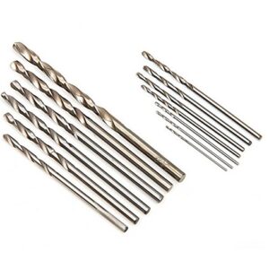 NUZAMAS 150pcs HSS High Speed Steel Mini Twist Drill Bits | 0.4-3.2 mm | Set Kit Precision Power Drill with Carry Case for PCB Crafts Jewelry Drilling Tool