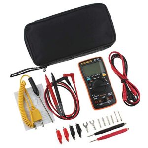 autoranging multimeter kit, aneng an8009 digital multimeter tester with leads test probe ac/dc voltage electronic meter