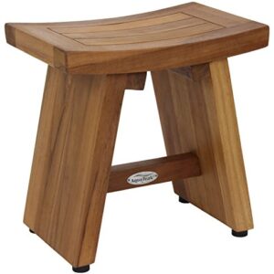 AquaTeak 13" Asia Teak Shower Foot Stool