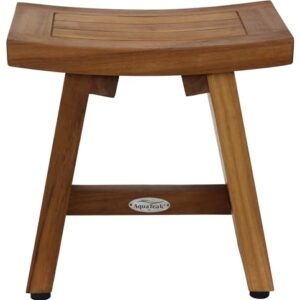 AquaTeak 13" Asia Teak Shower Foot Stool