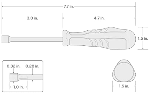 TEKTON 5 mm High-Torque Nut Driver | 26882