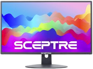 sceptre 20" 1600 x 900 75hz led monitor 2x hdmi vga built-in speakers, srgb 99% machine black (e209w-16003rt series)