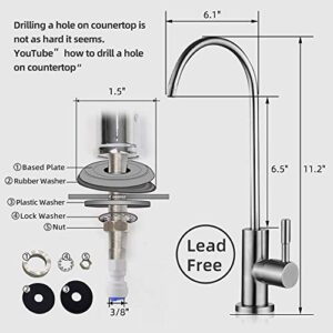 Geekpure K6 Water Faucet for Reverse Osmosis RO System-Chrome