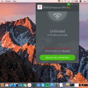 Avira Phantom VPN Pro 2018 | 1 User | 1 Year Unlimited [Online Code]