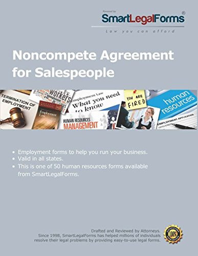 Noncompete Agreement for Salespeople [Instant Access]