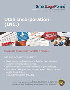 articles of incorporation (profit) - ut [instant access]