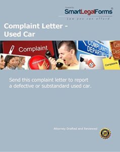 complaint letter - used car [instant access]