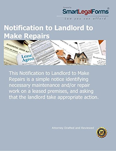 Notification to Landlord to Make Repairs [Instant Access]