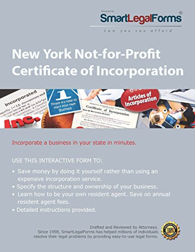 New York Not-for-Profit Certificate of Incorporation [Instant Access]