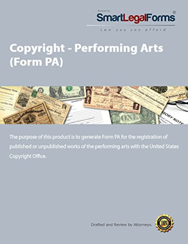 Copyright - Performing Arts (Form PA) [Instant Access]