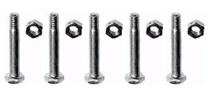 the rop shop (5) shear pins & bolts for john deere am123342 stiga 1812-9005-01 snow blowers