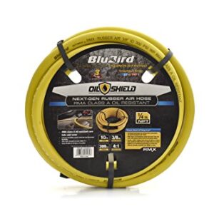 Oil Shield - Lightest, Strongest, Most Flexible Class A Rubber Air Hose (3/8" x 10') - OS3810