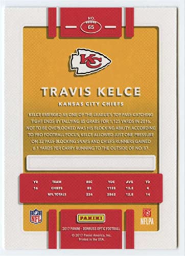 2017 Donruss Optic #65 Travis Kelce Kansas City Chiefs