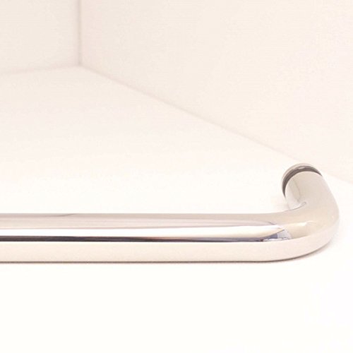 24" Chrome Towel Bar Pull Handle Frameless Shower Glass Door for Tempered Glass Doors