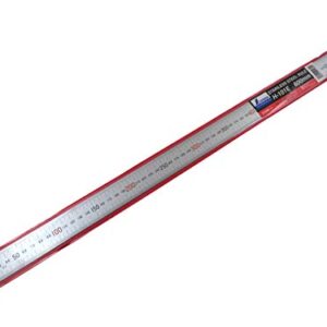 Shinwa 1000 mm Rigid"Zero Glare" Metric Machinist Rule/Rule Scale .5mm & mm