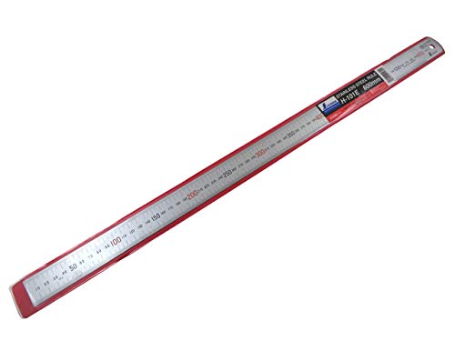 Shinwa 1000 mm Rigid"Zero Glare" Metric Machinist Rule/Rule Scale .5mm & mm