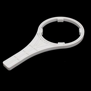 uxcell 10-inch Reverse Osmosis Water Filter Canister Housing Wrench White